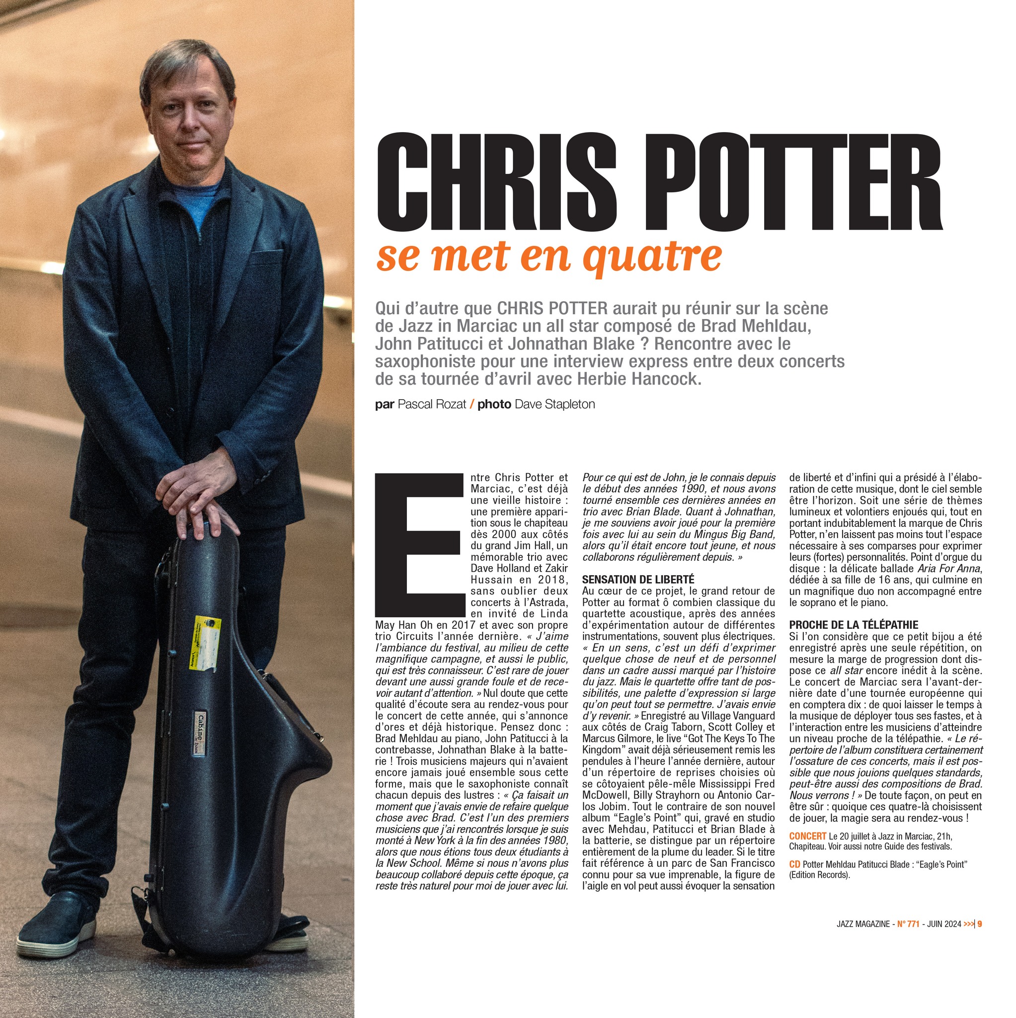 Chris Potter | Loop productions